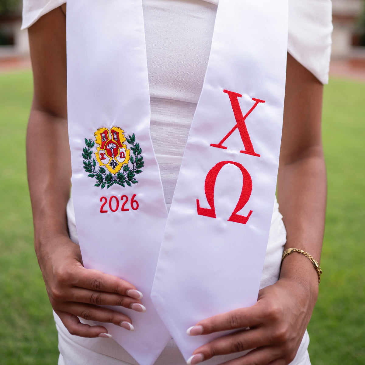 Custom Classic Greek Letter Sorority Graduation Stole – Greek Letter Co.