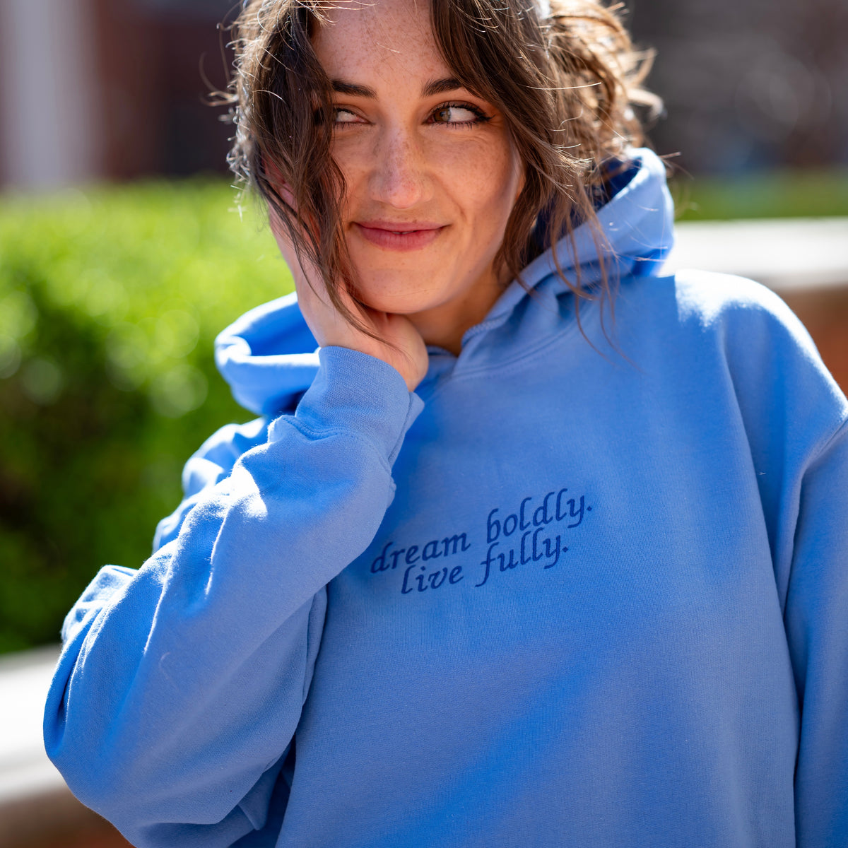 "Dream Boldly. Live Fully." Kappa Kappa Gamma Embroidered Hoodie ...