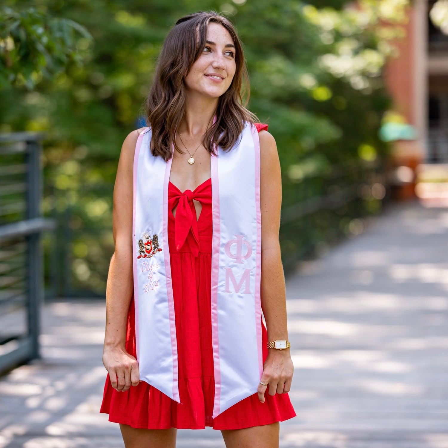 Custom Phi Mu Crest Greek Letter Sorority Graduation Stole | Greek ...