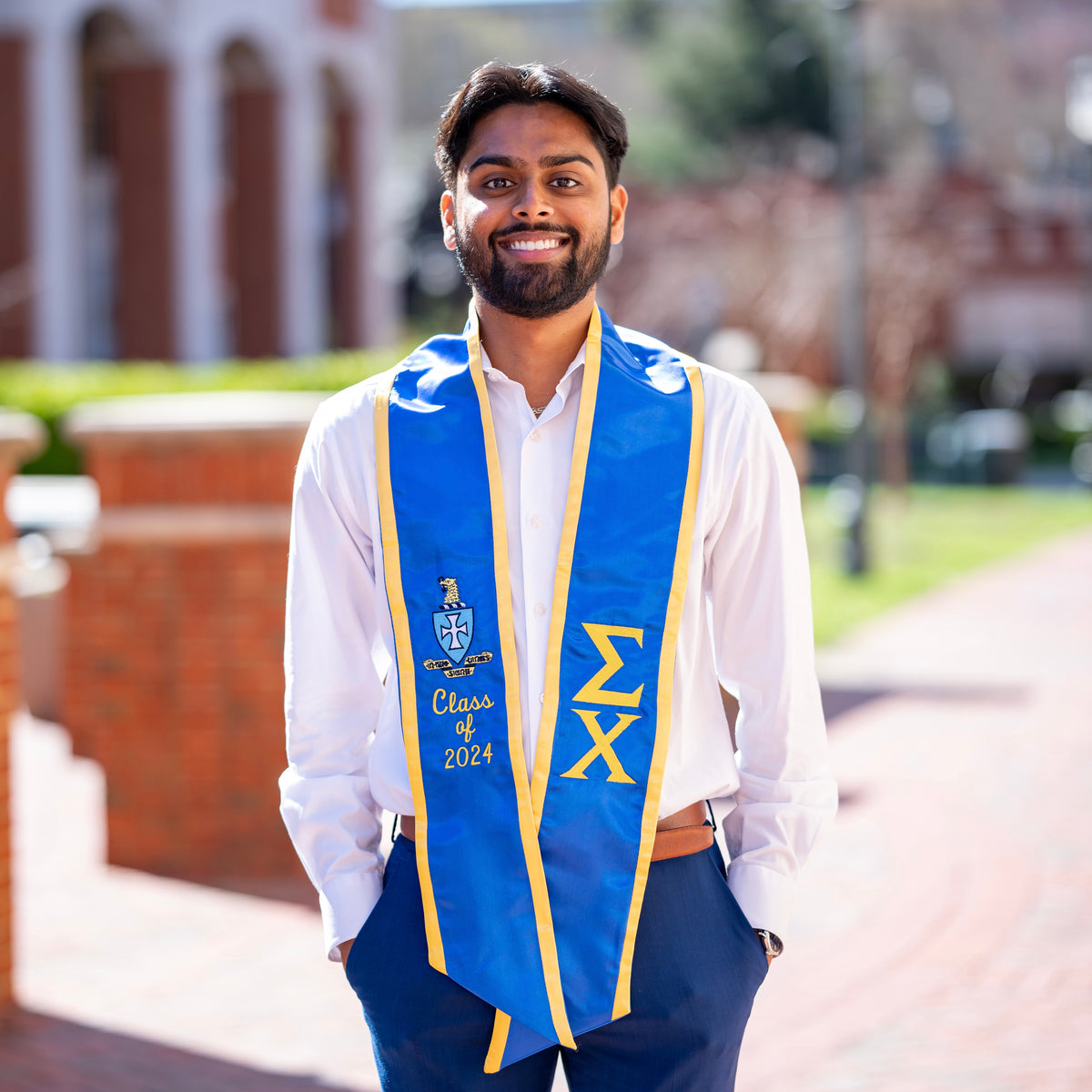 Custom Sigma Chi Crest Greek Letter Fraternity Graduation Stole – Greek ...