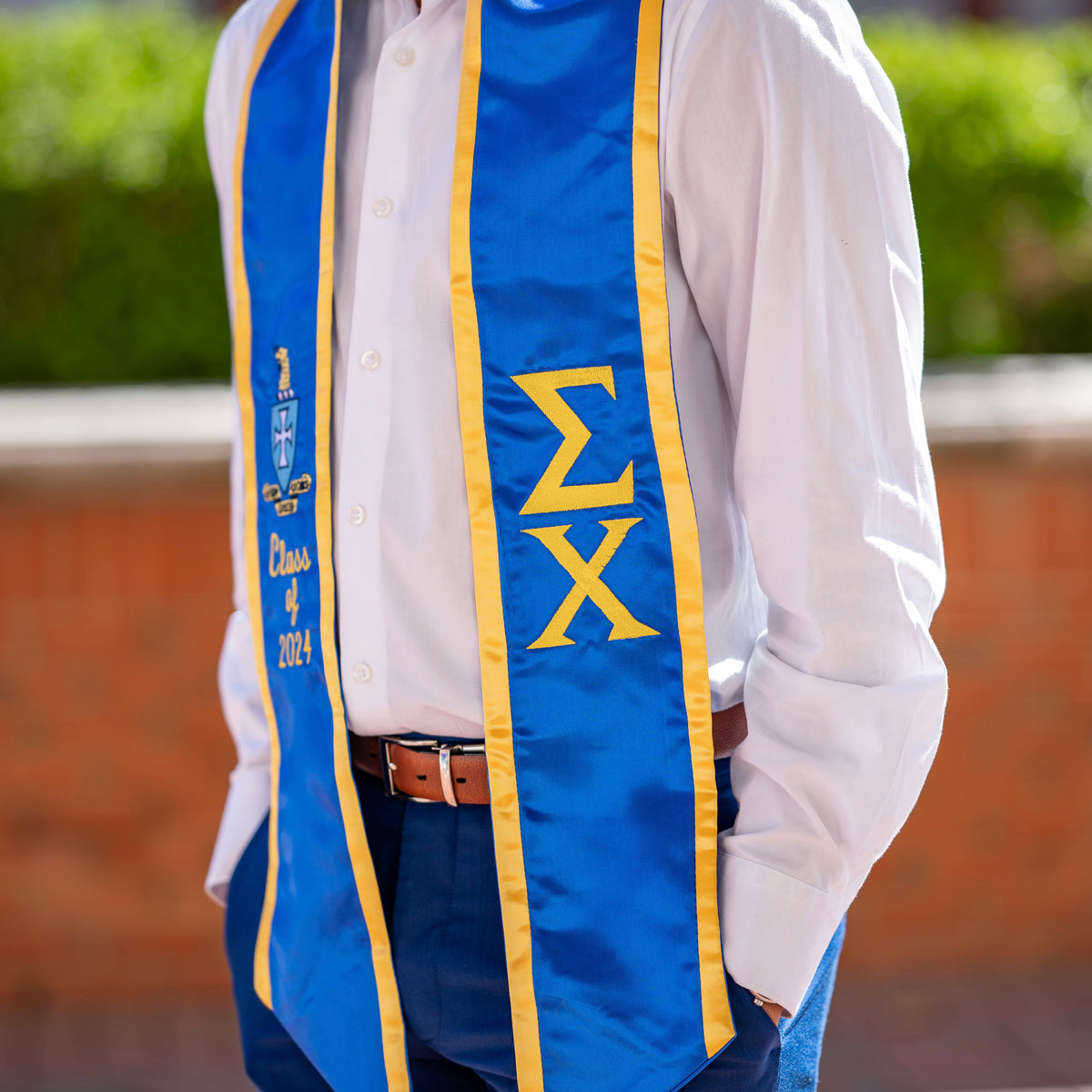 Custom Sigma Chi Crest Greek Letter Fraternity Graduation Stole – Greek ...