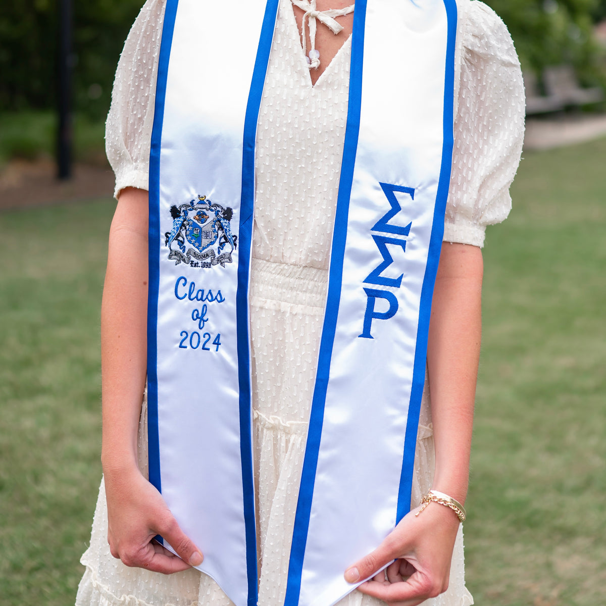 Custom Sigma Sigma Rho Crest Greek Letter Sorority Graduation Stole ...