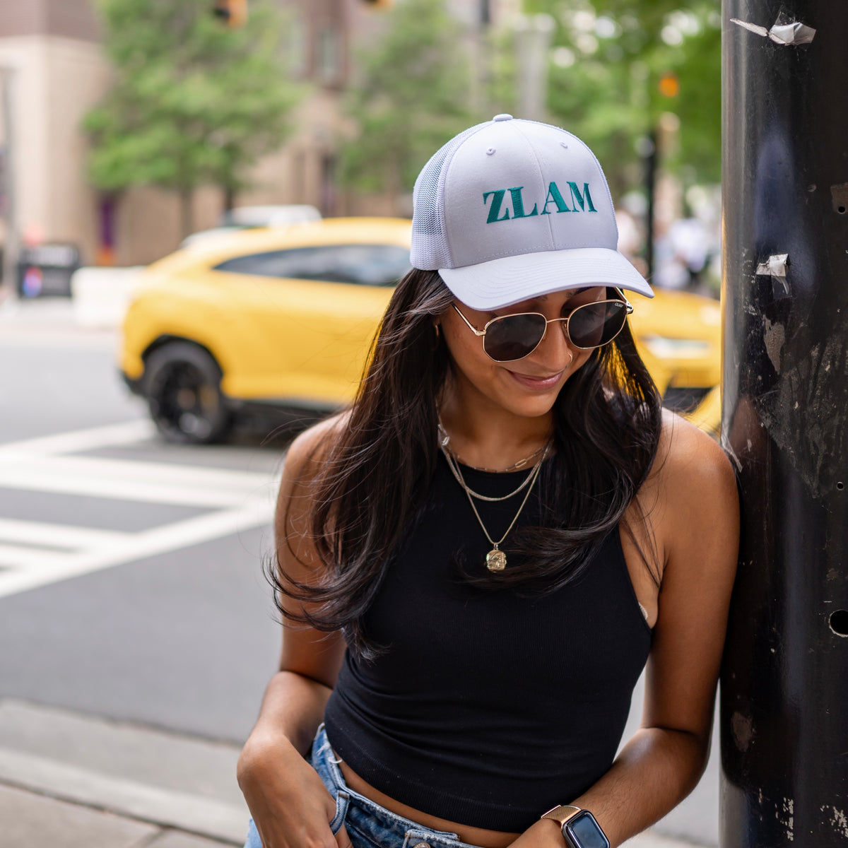 ZLAM Zeta Tau Alpha Sorority Embroidered Trucker Hat for Bid Day ...